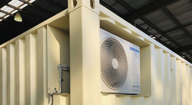 Air Conditioning For A Shipping Container Home | Container Authority
