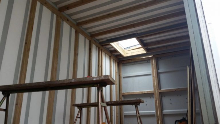 Framing A Shipping Container Home | Container Authority